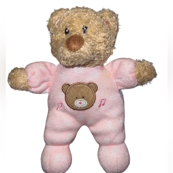 Gund | Toys | Htf Baby Gund Plush Paisley Collection Pink Teddy Bear ...